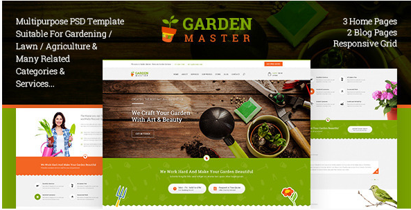 15+ Best Agriculture PSD Templates 2020