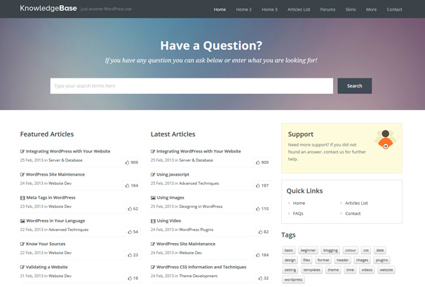 20+ Best WordPress Knowledge Base Themes 2020