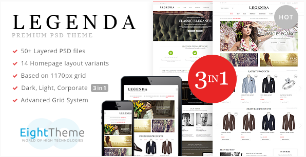 50+ Best PSD Website Templates of 2020