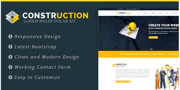 24+ Best Construction WordPress Themes 2020