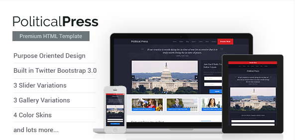 21+ Top Political HTML Templates 2020 For Political Events