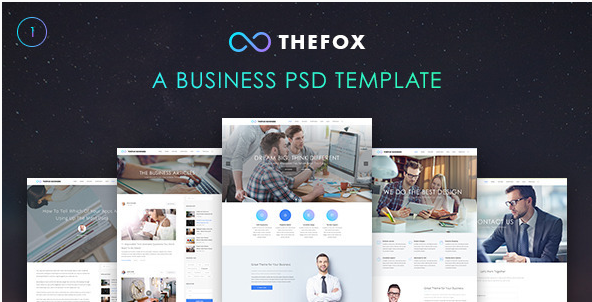 25+ Best PSD Business Website Templates 2019