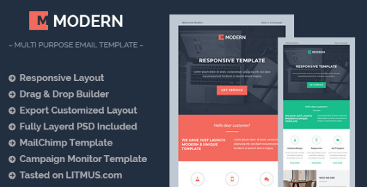 22+ Best Responsive Email Templates 2020