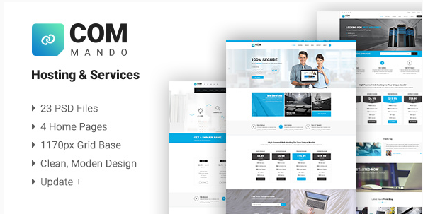 11+ Best Hosting PSD Templates 2020