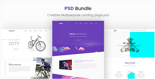 35+ Best Creative PSD Templates 2020