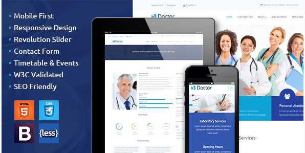 21 Best Health and Medical HTML Templates 2020