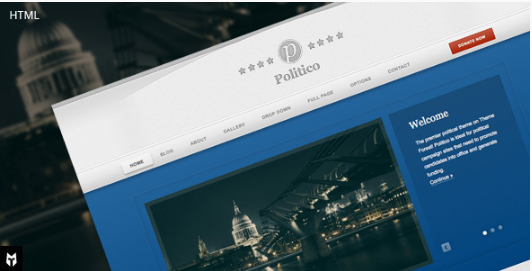 25 Best Political Bootstrap Website Templates 2020 | Wpshopmart