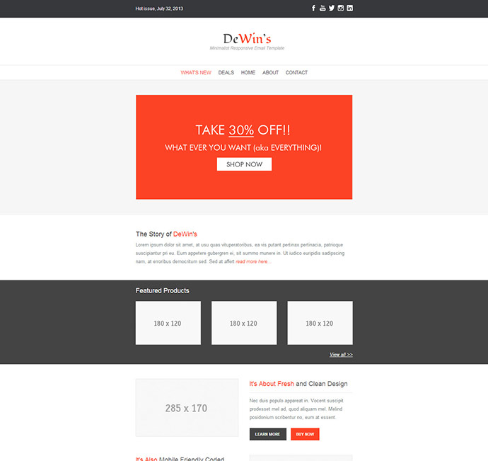 40+ Best Responsive Email Templates 2020