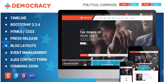 18 Best Political Bootstrap Website Templates 2023 Wpshopmart