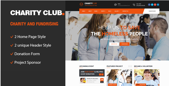 47 Best Charity HTML Website Templates 2020 | Wpshopmart