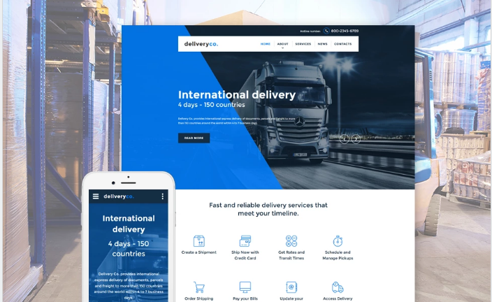 49 Best Transportation HTML Website Templates 2020 | Wpshopmart