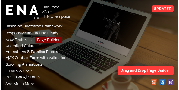 30+ Best Vcard HTML Website Templates 2020 - Wpshopmart