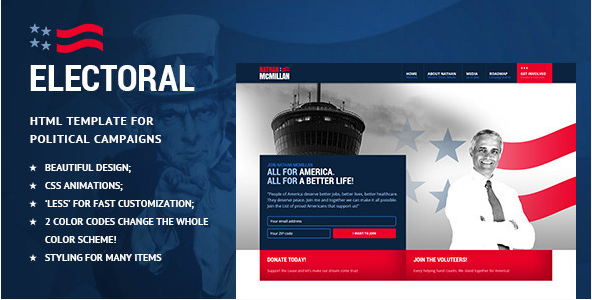 30 Best Political HTML Website Templates 2020