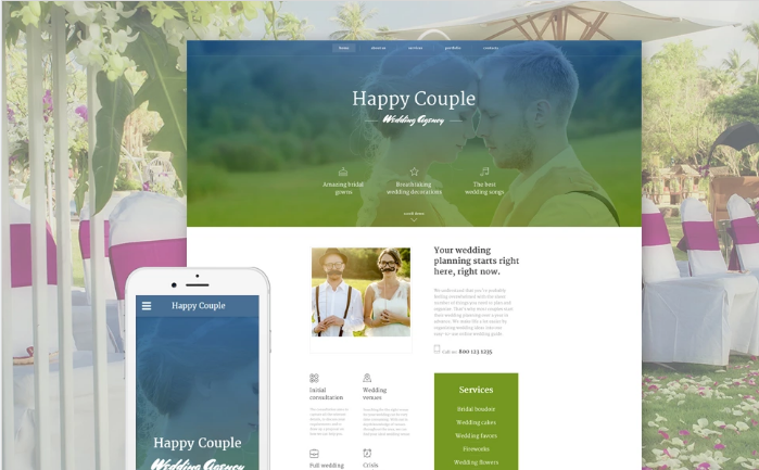 36+ Best Wedding HTML Website Templates 2020 | Wpshopmart
