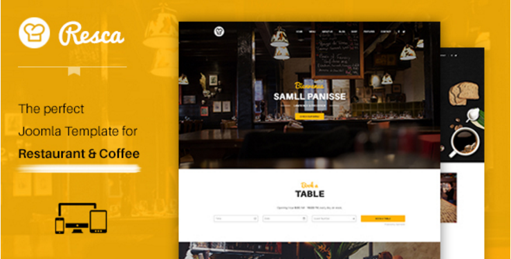 38+ Best Food Restaurant Joomla Themes 2020