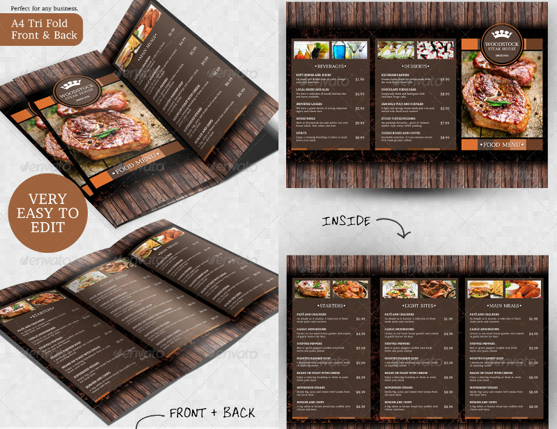17+ Best Creative Restaurant Menu Designs 2020