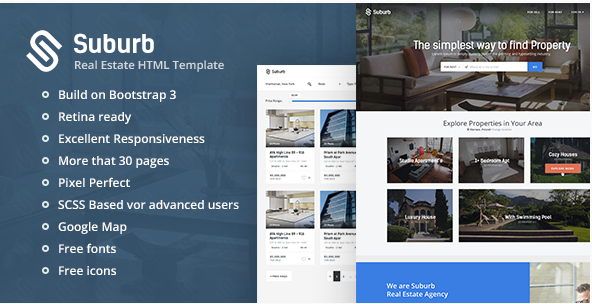 44 Best Real Estate HTML Website Templates 2020 | Wpshopmart