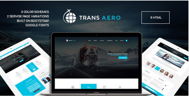 45+ Best Transportation HTML Website Templates 2020 | Wpshopmart