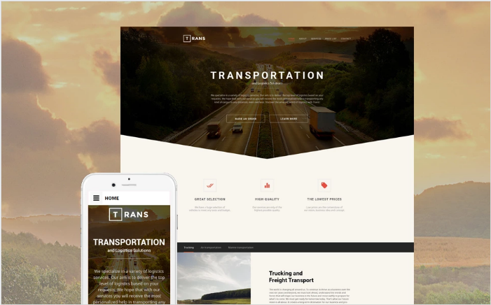49 Best Transportation HTML Website Templates 2020 | Wpshopmart
