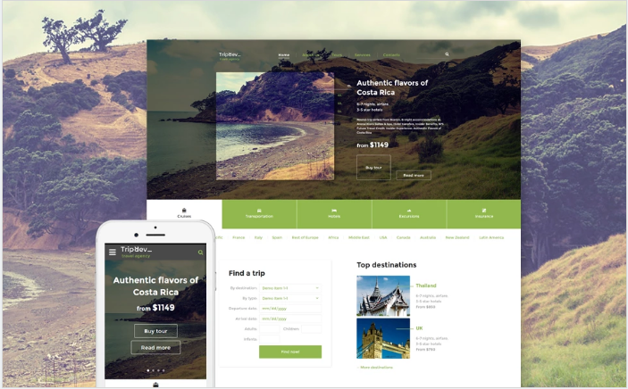 47 Best Travel HTML Website Templates 2020 | Wpshopmart