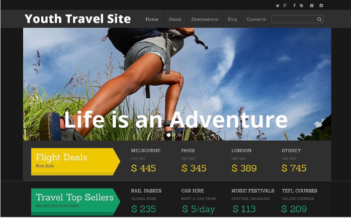 47 Best Travel HTML Website Templates 2020 | Wpshopmart