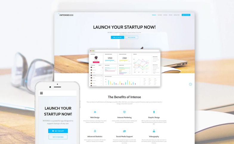 39+ Best Landing Page HTML Website Templates 2020