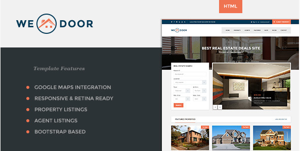 48 Best Real Estate HTML Website Templates 2020 | Wpshopmart