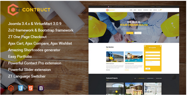 26+ Best Construction Joomla Themes 2020