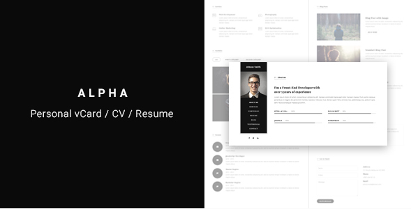 95+ Best Resume Website Templates 2020
