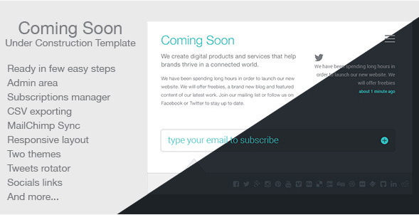 37+ Cooming Soon HTML5 Templates 2020