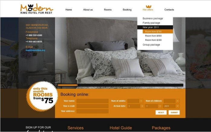 52+ Best Hotel PSD Design Templates 2020