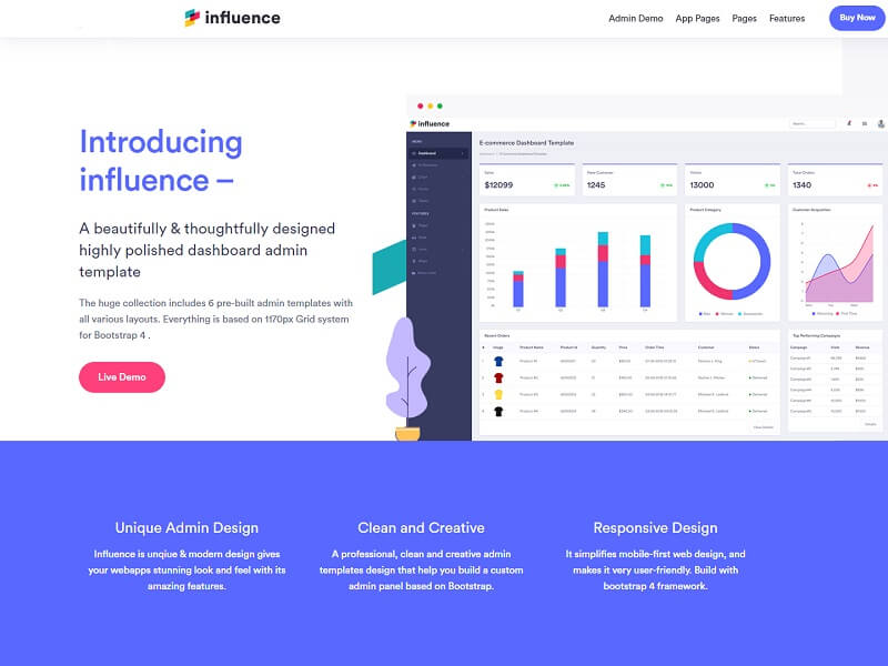 70 Best Admin Panel Templates 2020 | Wpshopmart