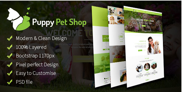 48+ Best Pet Animals PSD Design Templates 2020