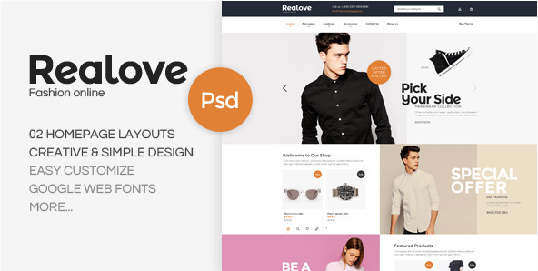 50+ Best Fashion PSD Design Templates 2020