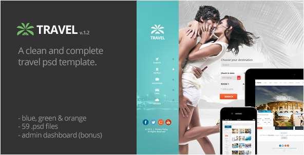 43 Best Travel PSD Design Templates 2020 | Wpshopmart