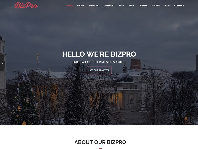 30 Best Free One Page HTML Website Templates - Wpshopmart