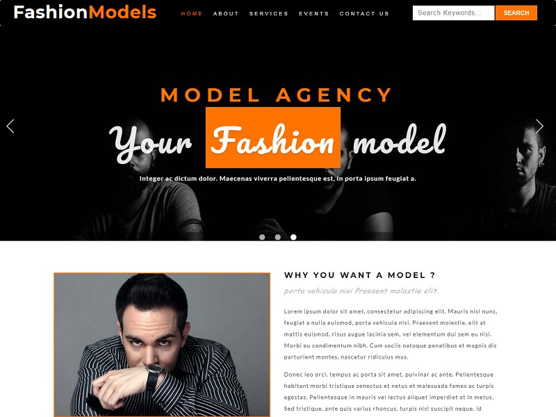 23 Best Free Fashion HTML Website Templates - Wpshopmart