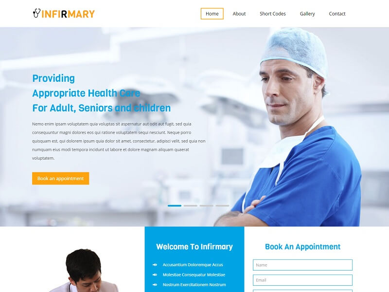 11 Best Free Medical HTML Website Templates - Wpshopmart