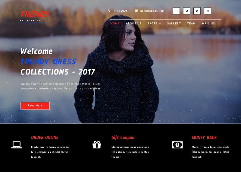 23 Best Free Fashion HTML Website Templates - Wpshopmart