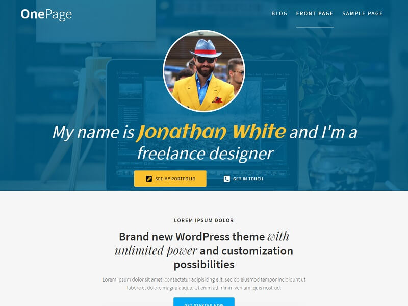 40 Best Free One Page WordPress Themes 2020 | Wpshopmart