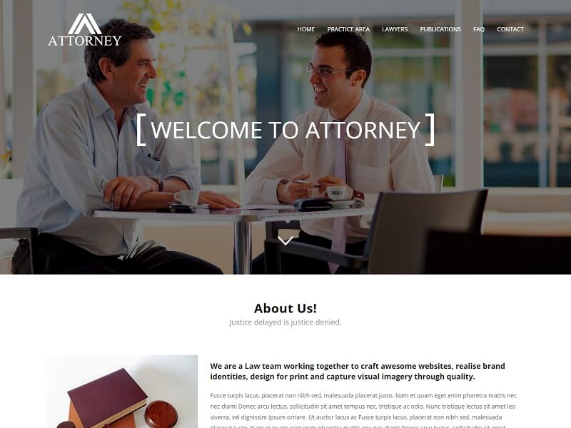 12 Best Free Lawyer HTML Website Templates 2020 | Wpshopmart