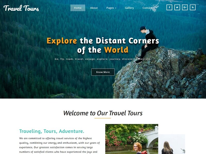 25 Best Free Travel HTML Website Templates 2020 | Wpshopmart